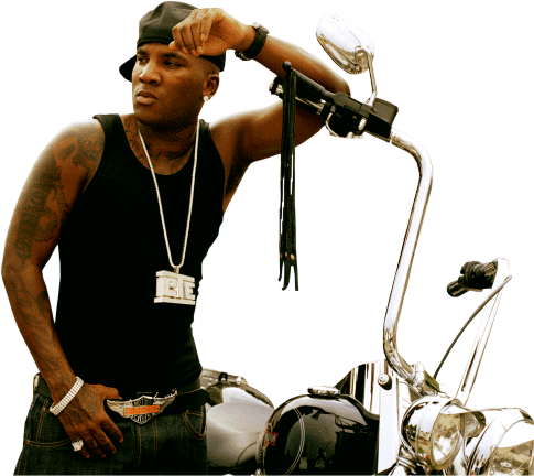 Young Jeezy With Bike (PSD) | Official PSDs